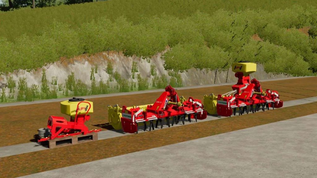 Pottinger Lion 303 + APV Seeder v1.0 FS22 Mod | Farming Simulator 22 Mod