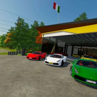Showroom Ferrari v1.0 FS22 Mod | Farming Simulator 22 Mod