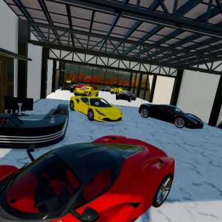 Showroom Ferrari v1.0 FS22 Mod | Farming Simulator 22 Mod
