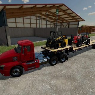Step Deck Trailer IML21 v1.0 FS22 Mod | Farming Simulator 22 Mod