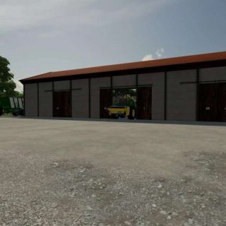 Storage Halls Pack v1.0 FS22 Mod | Farming Simulator 22 Mod