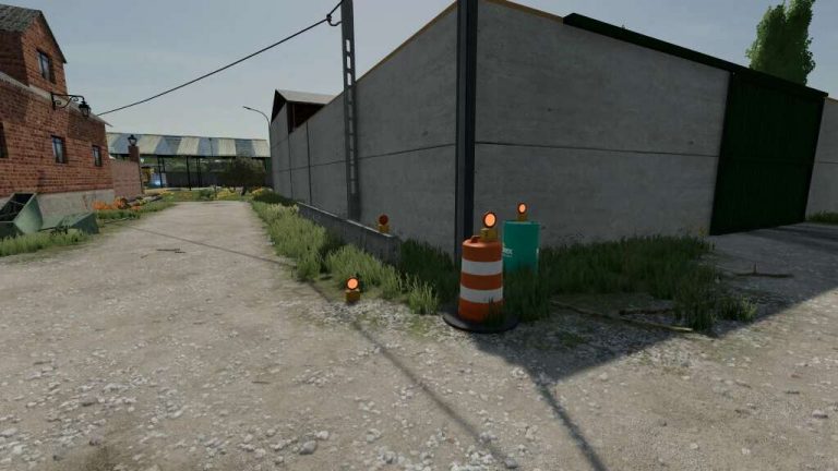 Traffic Warning Signs v1.1.5 FS22 Mod | Farming Simulator 22 Mod