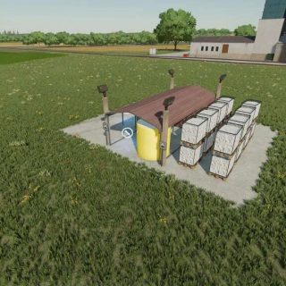 Warehouse For Cotton v1.0 FS22 Mod | Farming Simulator 22 Mod
