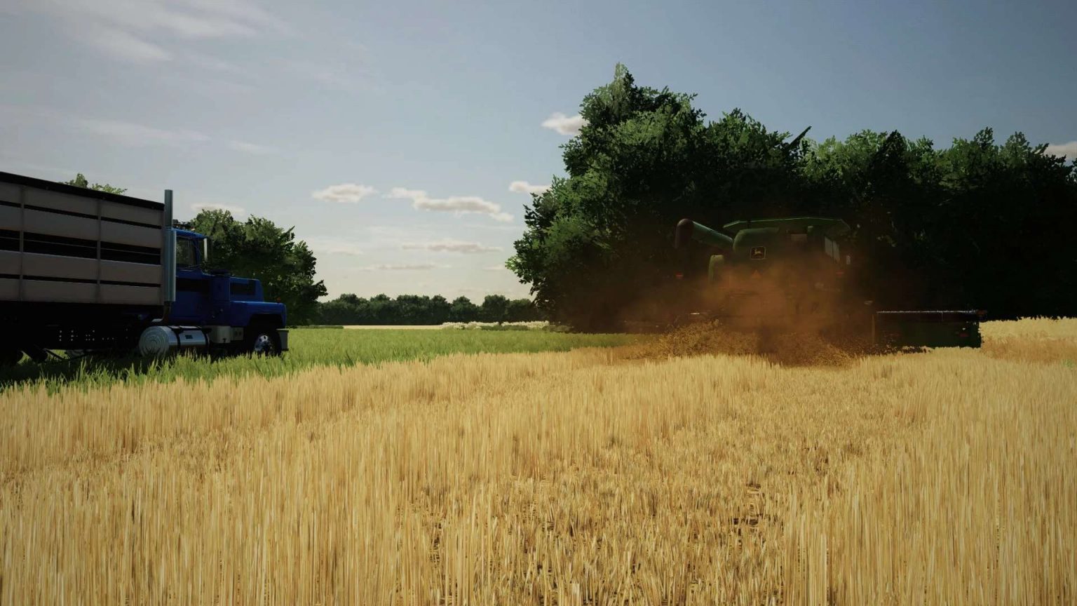 Wheat and Barley Stubble with Tire Tracks v1.0 FS22 Mod | Farming ...