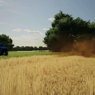 Wheat and Barley Stubble with Tire Tracks v1.0 FS22 Mod | Farming ...