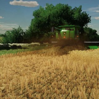 Wheat and Barley Stubble with Tire Tracks v1.0 FS22 Mod | Farming ...