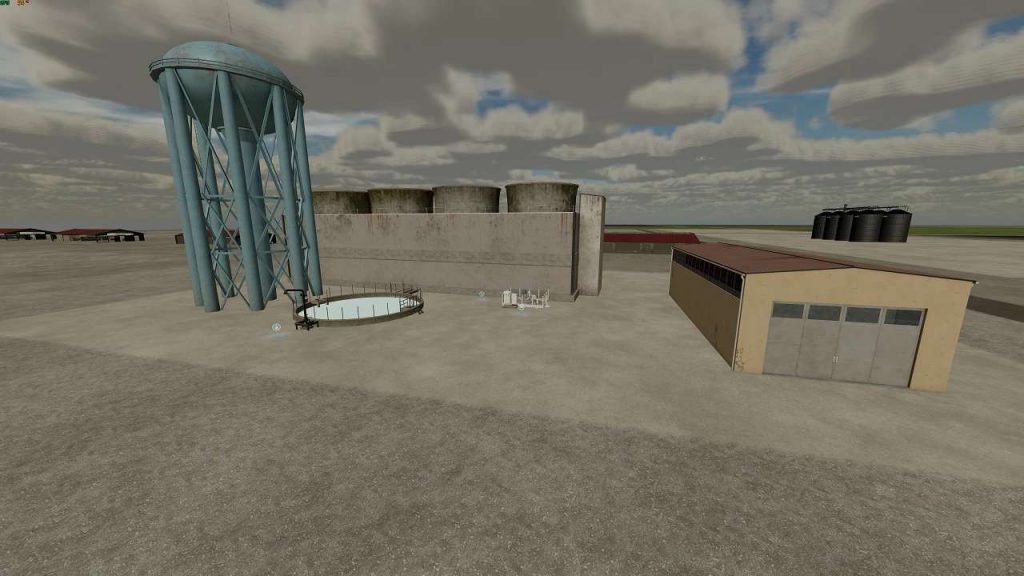 Central water supply v1.0 FS22 Mod | Farming Simulator 22 Mod