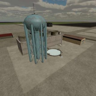 Central water supply v1.0 FS22 Mod | Farming Simulator 22 Mod