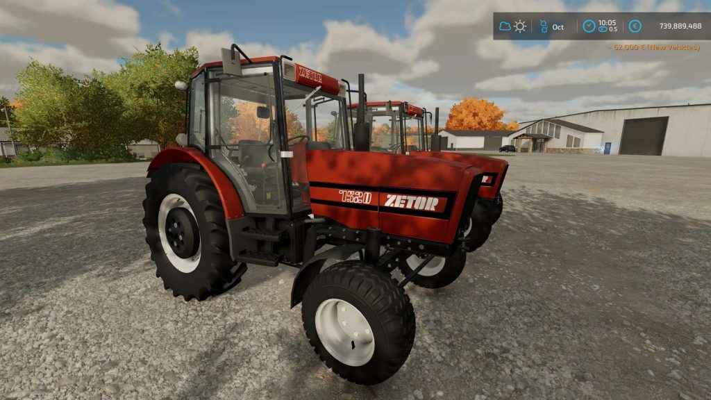 Zetor 7520 v1.0 FS22 Mod | Farming Simulator 22 Mod