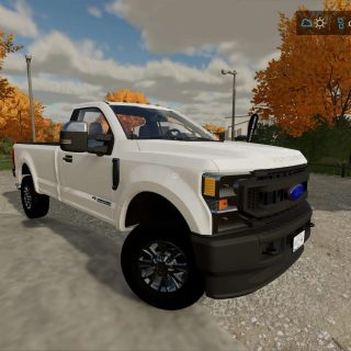 2022 Ford F350 Work Truck v1.0 FS22 Mod | Farming Simulator 22 Mod