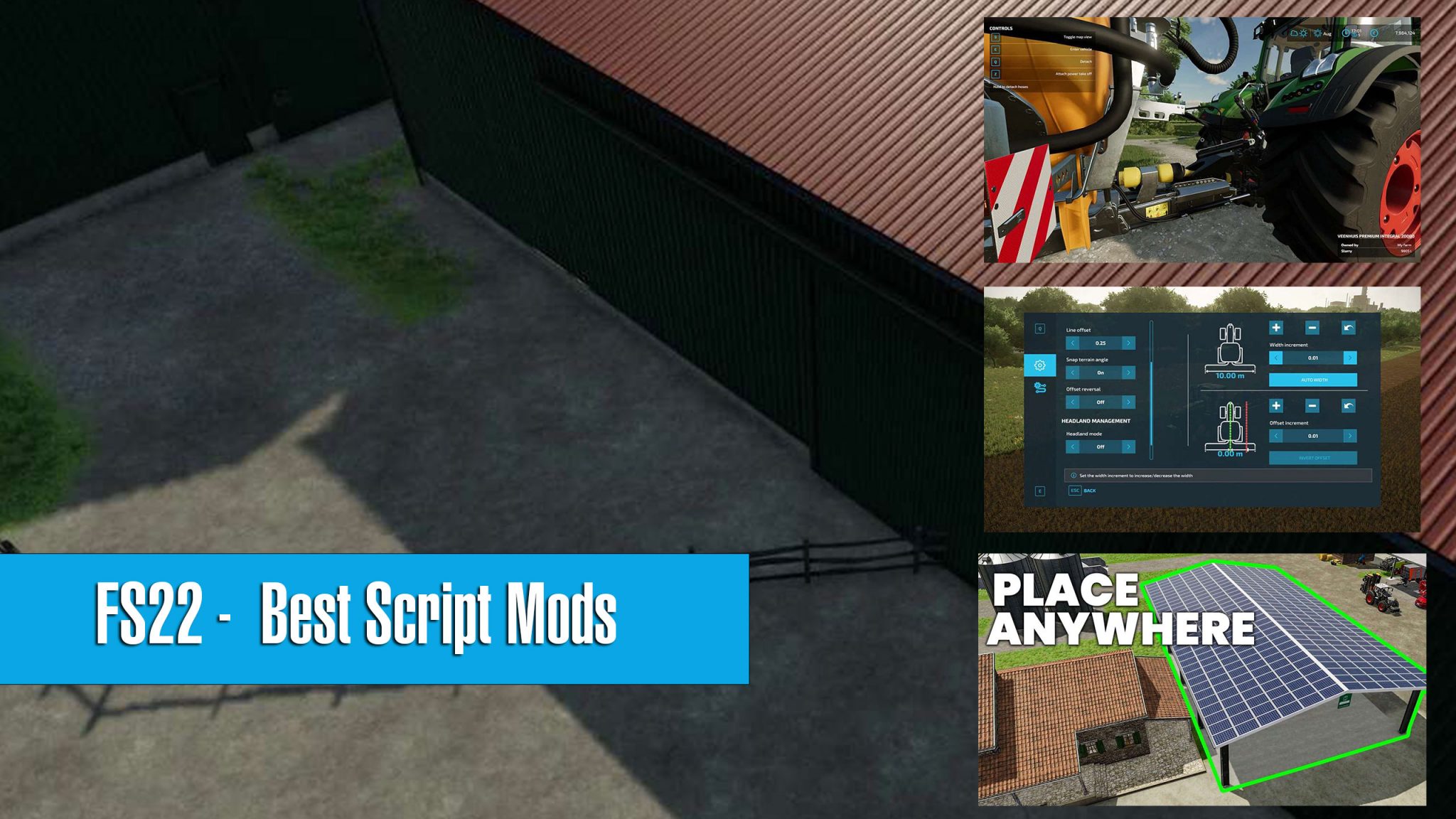 Best Script Mods - Farming Simulator 22