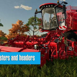 Harvesters and headers in Farming Simulator 22 Mod | Farming Simulator ...