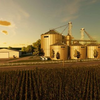 AGI MFS Silo/Dryer Complex v1.0 FS22 Mod | Farming Simulator 22 Mod