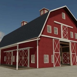 American Barn v1.0 FS22 Mod | Farming Simulator 22 Mod