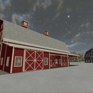 American Barn v1.0 FS22 Mod | Farming Simulator 22 Mod
