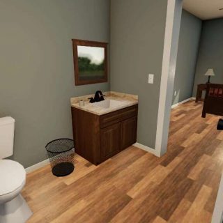 American Garage With Apartment v1.0 FS22 Mod | Farming Simulator 22 Mod