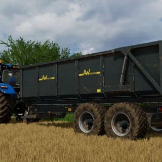 AW Monocoque 14T Trailer v1.0 FS22 Mod | Farming Simulator 22 Mod