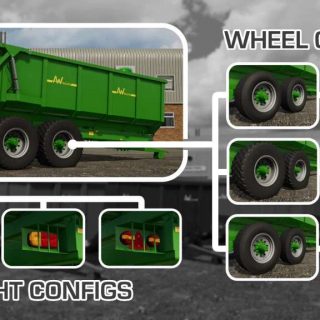 AW Monocoque 14T Trailer v1.0 FS22 Mod | Farming Simulator 22 Mod