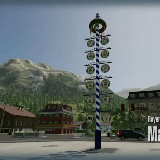 Bavarian Maypole v1.0 FS22 Mod | Farming Simulator 22 Mod