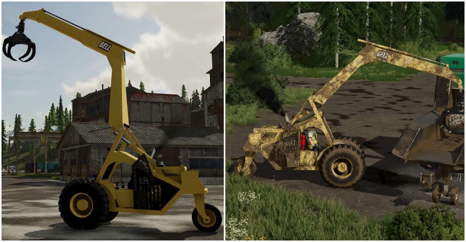 Bell Logger With Telescopic Arm and Grapple v1.0 FS22 Mod | Farming ...