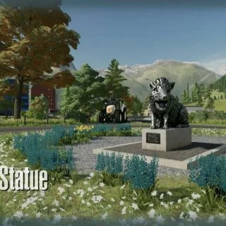 Boar Statue v1.0 FS22 Mod | Farming Simulator 22 Mod