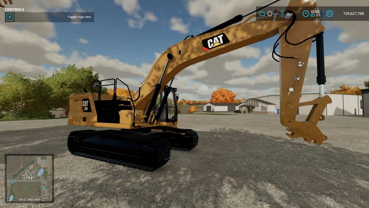Cat 336 nxt gen v1.0 FS22 Mod | Farming Simulator 22 Mod