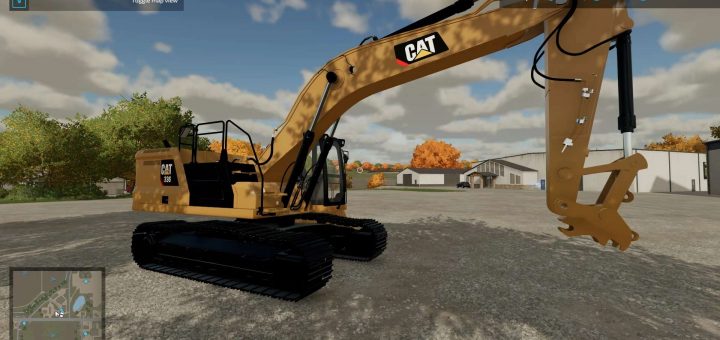 CAT 633 elevating scraper with Terrafarm V1.0 FS22 - Farming Simulator ...