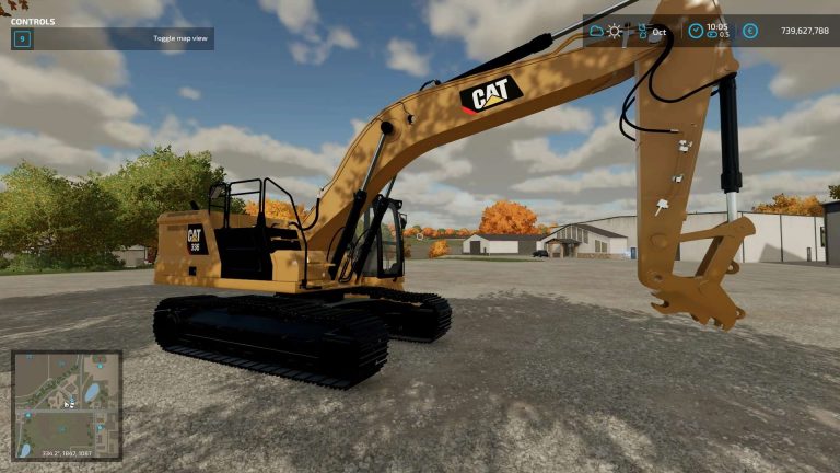Cat 336 nxt gen v1.0 FS22 Mod | Farming Simulator 22 Mod