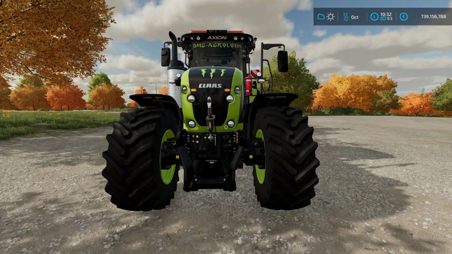Claas Axion 960TT Monster Energy Edition New v1.1 FS22 Mod | Farming ...
