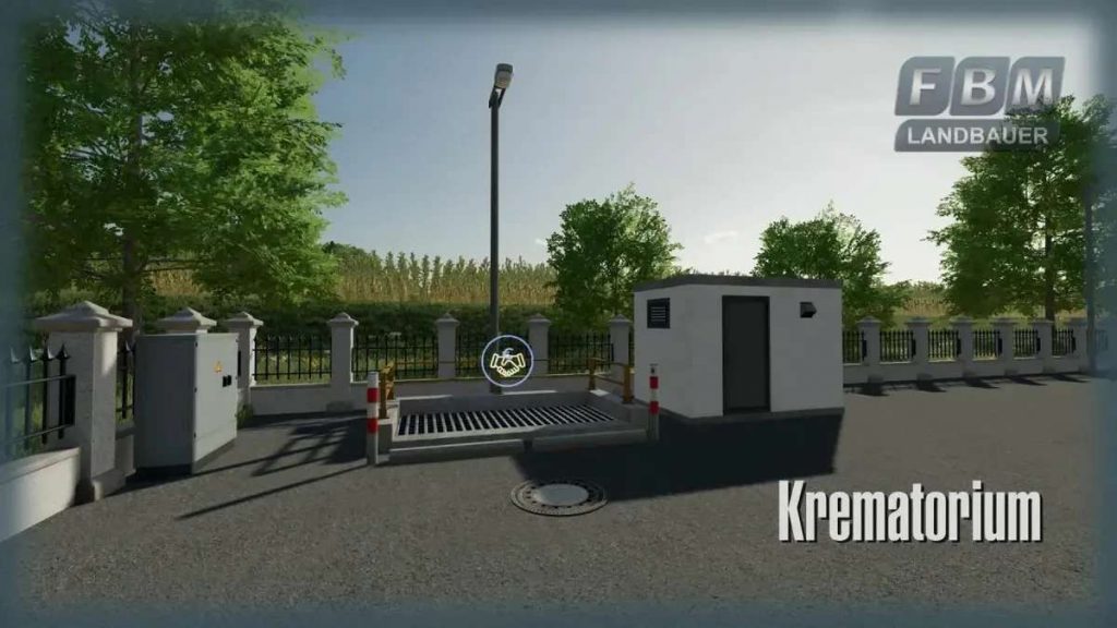 Crematorium v1.0 FS22 Mod | Farming Simulator 22 Mod