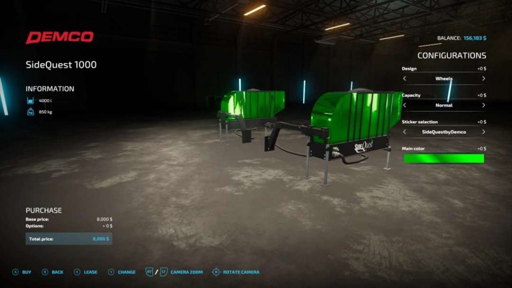 Demco SideQuest 1000 v1.0.2.2 FS22 Mod | Farming Simulator 22 Mod