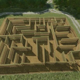 DIY Corn Maze v1.0 FS22 Mod | Farming Simulator 22 Mod
