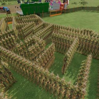 DIY Corn Maze v1.0 FS22 Mod | Farming Simulator 22 Mod