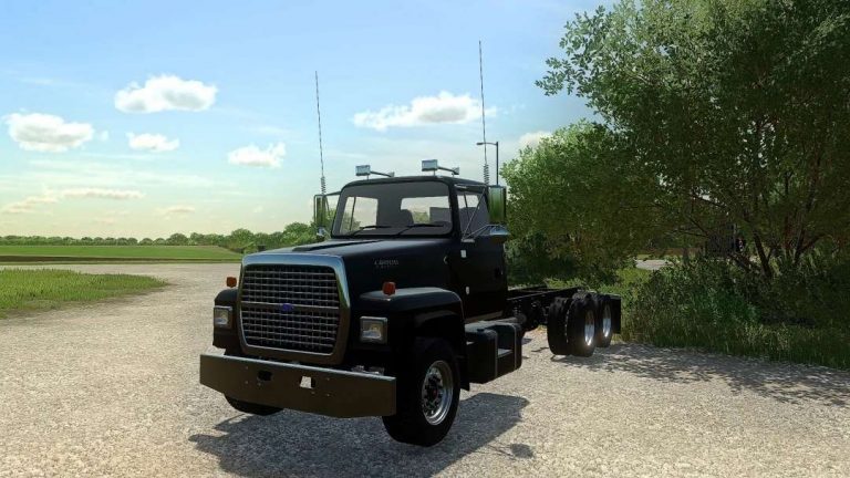 Ford L8000 Flatbed/AR Truck v1.0.0.2 FS22 Mod | Farming Simulator 22 Mod
