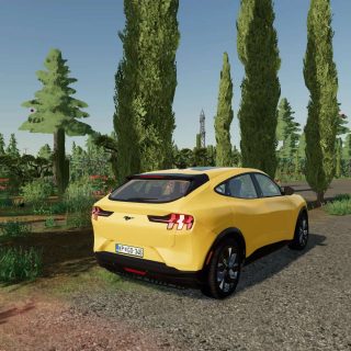 Ford Mustang Mach-E 2022 v1.0 FS22 Mod | Farming Simulator 22 Mod