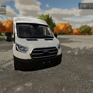 Ford Transit MK8 v1.0 FS22 Mod | Farming Simulator 22 Mod
