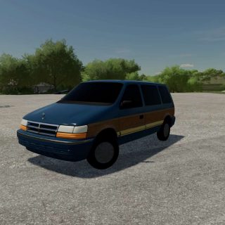 Dodge caravan 1991 V1.0 FS22 Mod | Farming Simulator 22 Mod