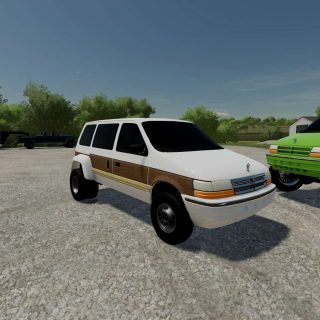 Dodge caravan 1991 V1.0 FS22 Mod | Farming Simulator 22 Mod