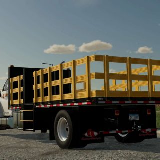 GMC C8500 Flatbed Cone Truck v1.0 FS22 Mod | Farming Simulator 22 Mod