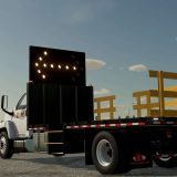 GMC C8500 Flatbed Cone Truck v1.0 FS22 Mod | Farming Simulator 22 Mod