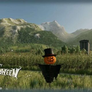 Halloween Scarecrow v1.0 FS22 Mod | Farming Simulator 22 Mod