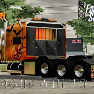 HALLOWEEN TRUCK v1.0 FS22 Mod | Farming Simulator 22 Mod