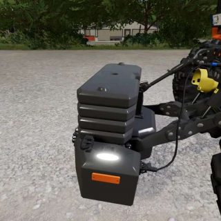 Hi-Vis LED-Lights Tractor Front Weight v1.0 FS22 Mod | Farming ...