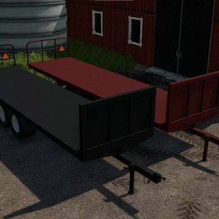 Homemade Bale Trailer v1.0 FS22 Mod | Farming Simulator 22 Mod