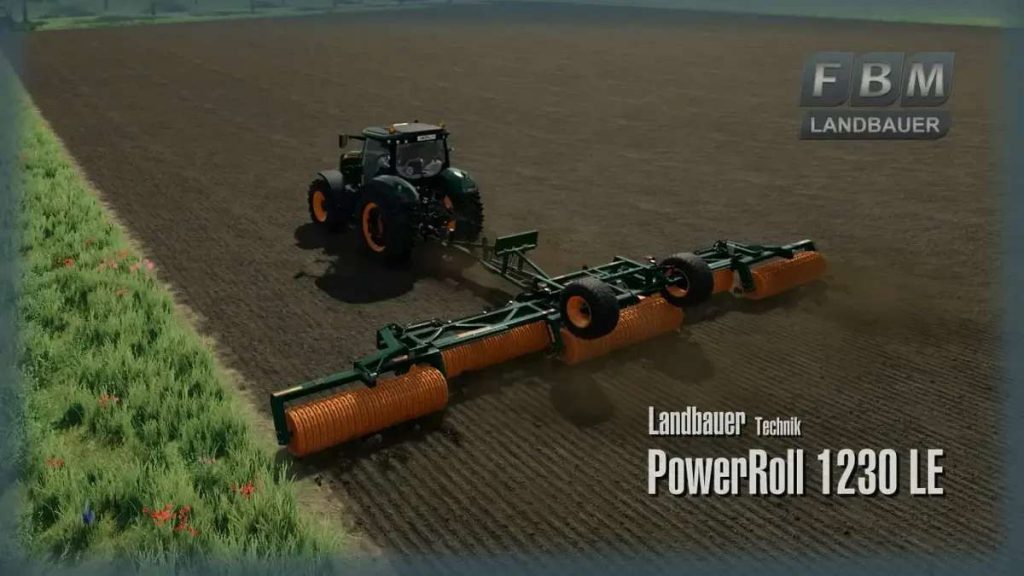 Landbauer PowerRoll 1230 v1.0 FS22 Mod | Farming Simulator 22 Mod