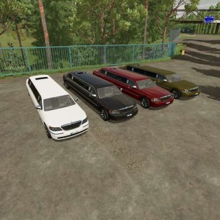Lincoln Town Car Limousine v1.0 FS22 Mod | Farming Simulator 22 Mod