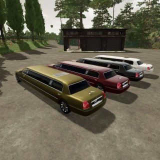 Lincoln Town Car Limousine v1.0 FS22 Mod | Farming Simulator 22 Mod