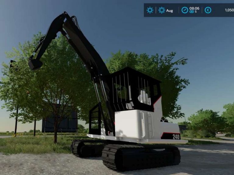 Linkbelt 240 Log Loader v1.0 FS22 Mod | Farming Simulator 22 Mod