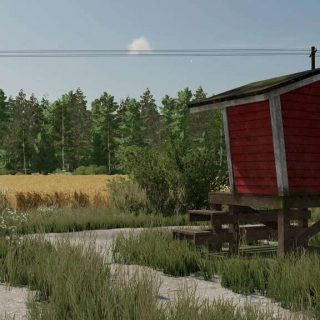 Milk Churn Stand v1.0 FS22 Mod | Farming Simulator 22 Mod