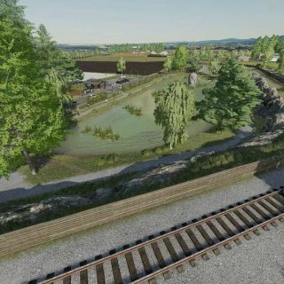 Mill Landscape Midland v1.0 FS22 Mod | Farming Simulator 22 Mod